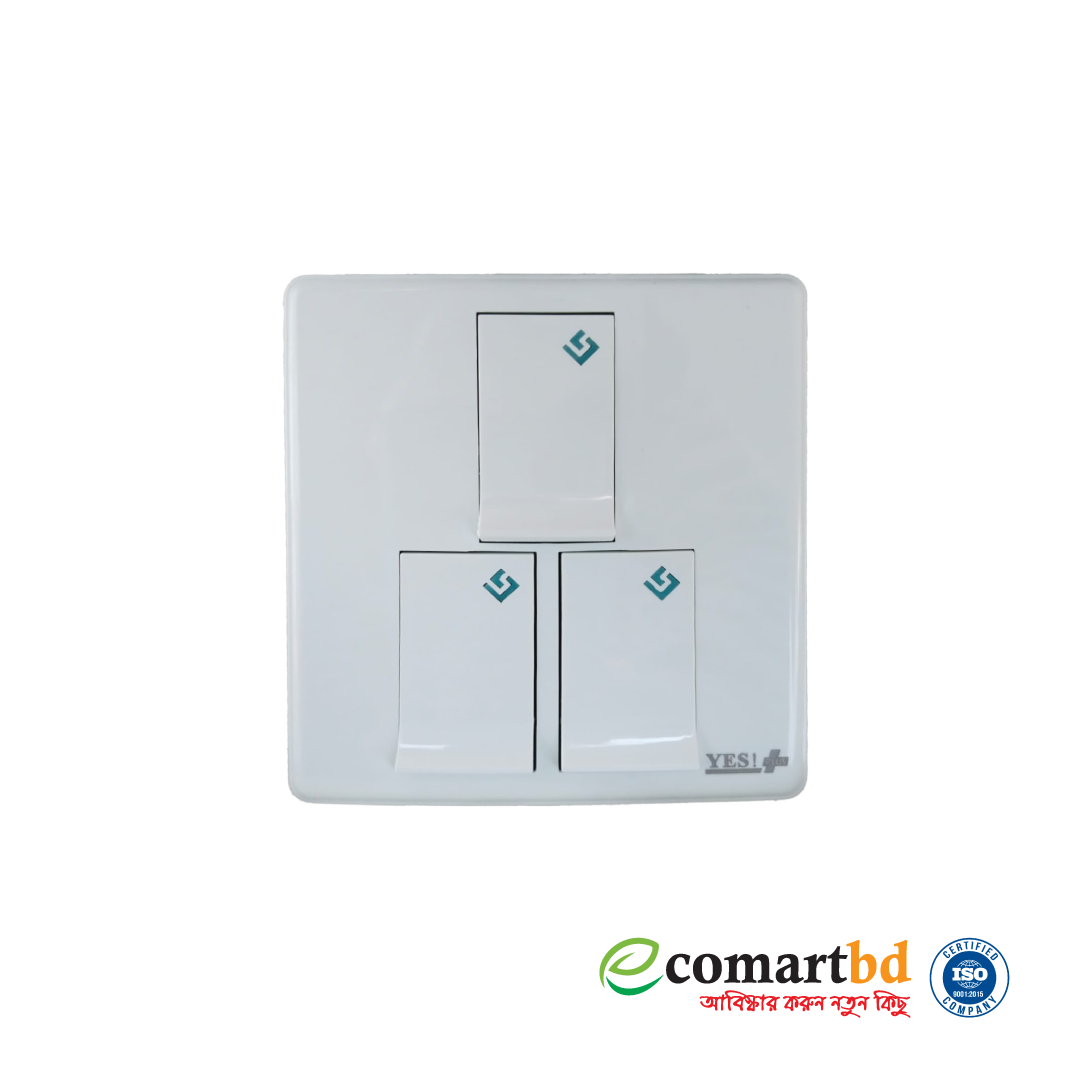 3 Gang Switch - ecomartbd.com